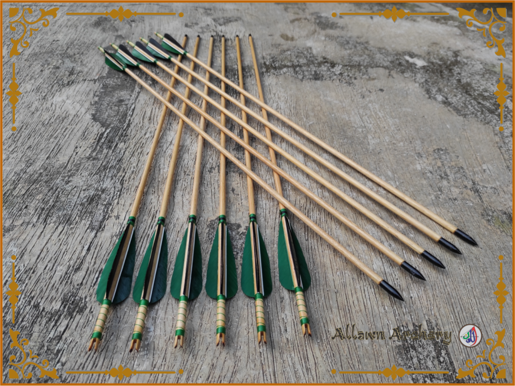 Arrow/ Anak Panah Kayu Ramin Premium - Allawn Archery